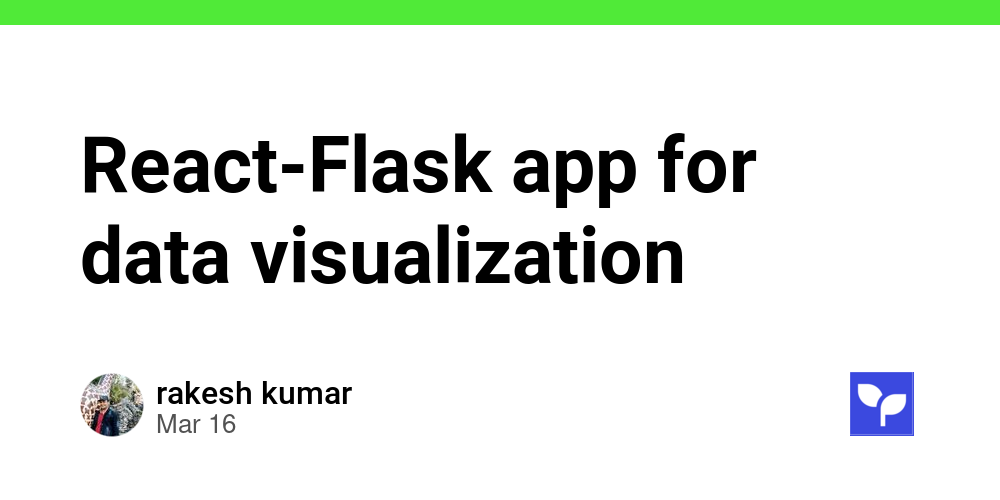 React-Flask app for data visualization - Debug School