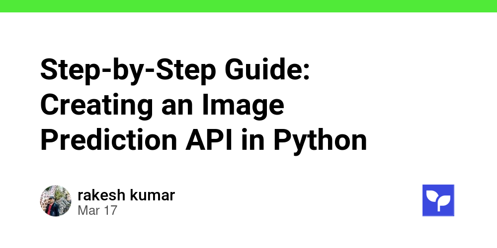 Step-by-Step Guide: Creating an Image Prediction API in Python - Debug ...