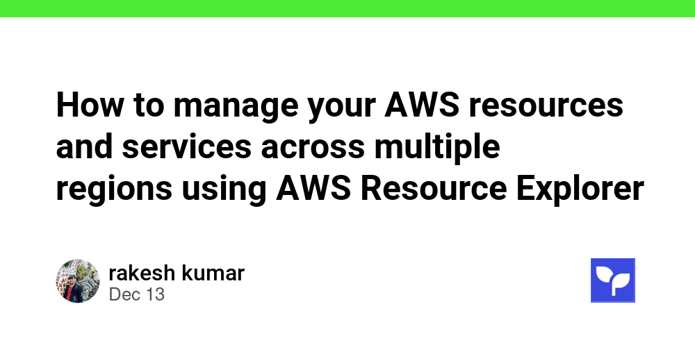 How to manage your AWS resources and services across multiple regions ...